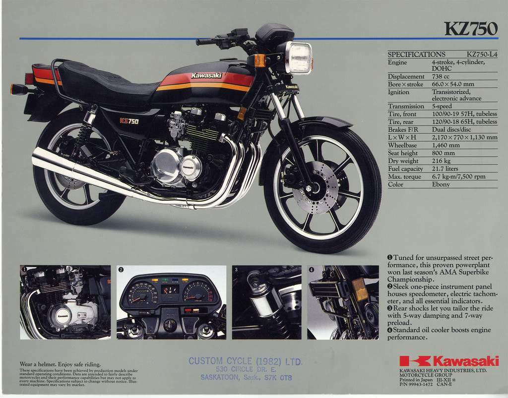 1981 Kawasaki Z750F